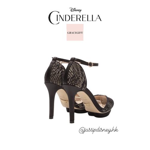 Jual Disney Cinderella lace ankle strap heel/Sepatu heel wedding pest ...