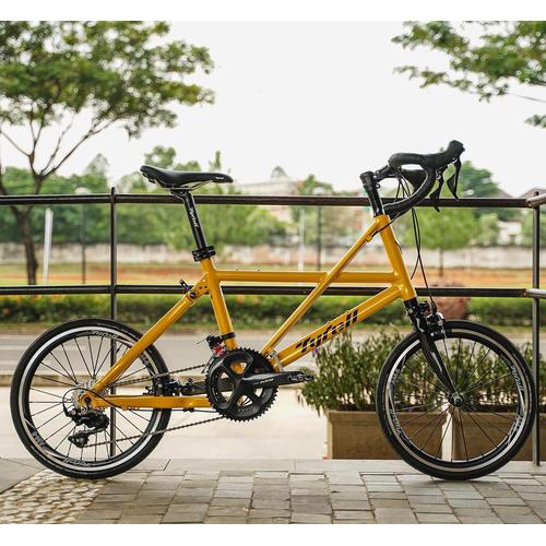 Jual Tyrell FX Folding Bike Drop Bar Shimano 105 Sunlight Yellow - Kab. Tangerang - Overflow 7 ...
