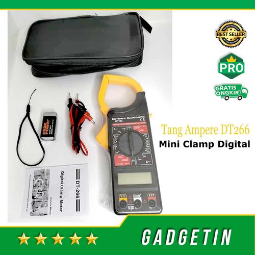 Jual Tang Ampere Digital Mini Clamp Multimeter Amperemeter Digital ...