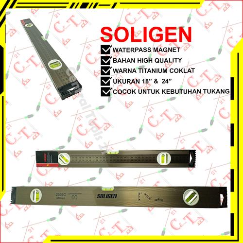 Jual Waterpass Magnet 2009C Soligen 18" & 24" Waterpas High Quality ...