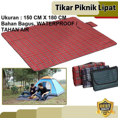 Jual Tikar Matras Piknik Tiker Lipat Tamasya Outdoor Alas Camping ...