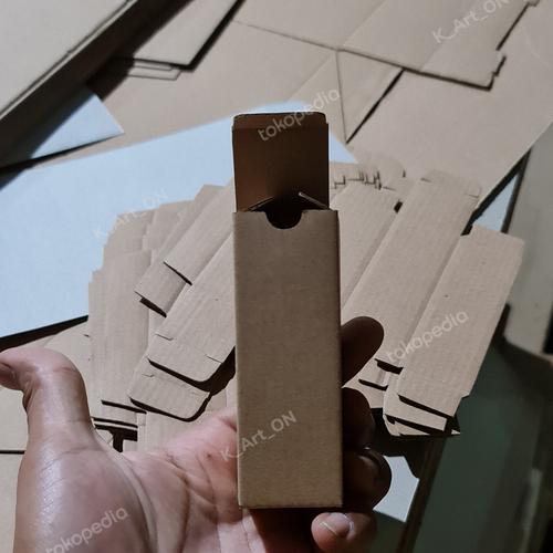 Jual box botol / kotak botol / botol parfum / box flip top 3x3x8 ...