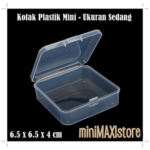 Jual Kotak Plastik Mini Plastic Case / Storage Box Multifungsi 6.5x6 ...