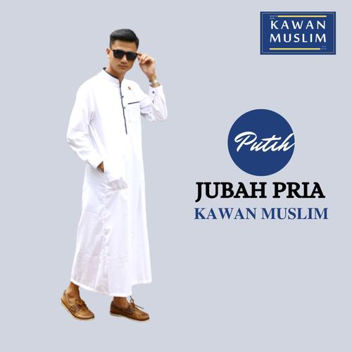 Jual BAJU JUBAH GAMIS PRIA LENGAN PANJANG KAWAN MUSLIM DELUXE SERRIES ...