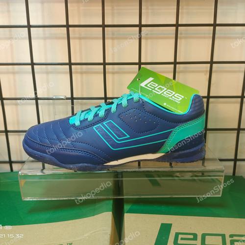 Jual Sepatu League Legas Futsal Anak Biru Meister Jr La Original Murah ...