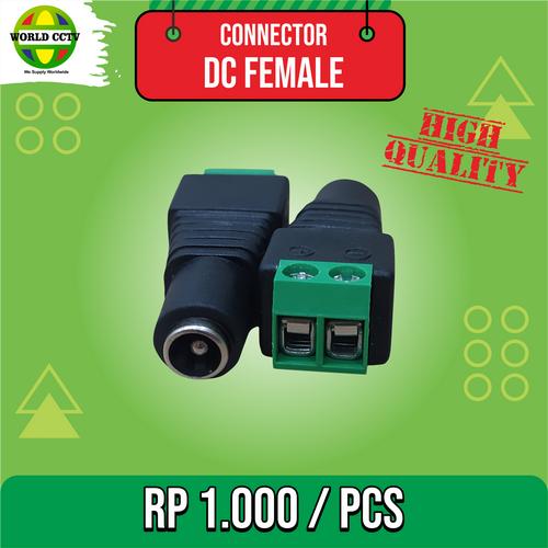Jual JACK DC FEMALE KONEKTOR CCTV - Jakarta Pusat - World CCTV | Tokopedia