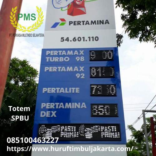 Jual Totem SPBU Bogor totem pertamina pylon sign spbu 085100463227 ...
