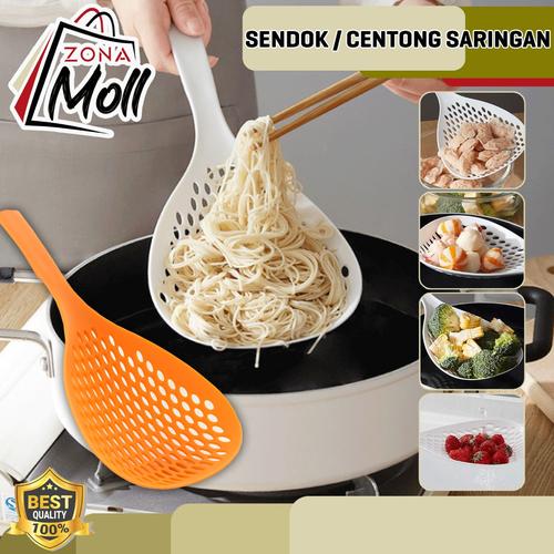 Jual SENDOK SARINGAN MIE SILIKON BESAR PENYARING KUAH SAYUR REBUSAN ...