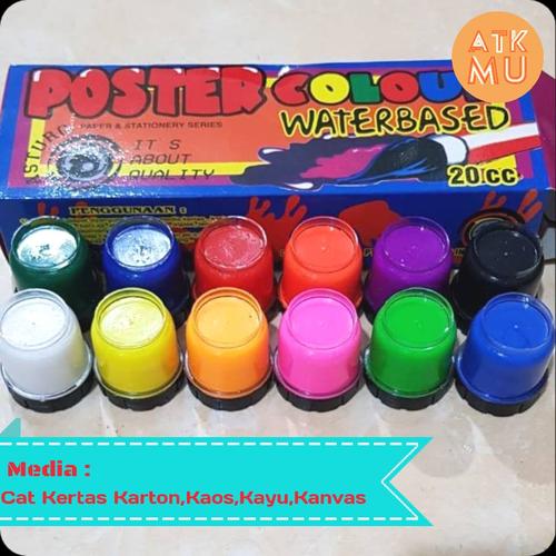 Jual Cat Poster ASTURO WaterBased 20cc/Cat kertas, karton, kaos, kayu ...