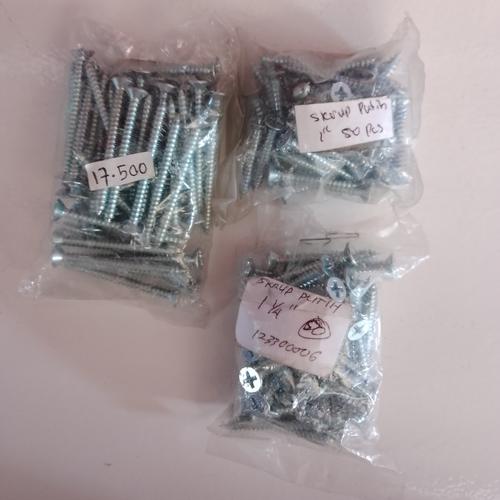 Jual Skrup Plus putih 1 1/4 inch/Skrup 1 ½ inch/paku sekrup putih - 1 ...