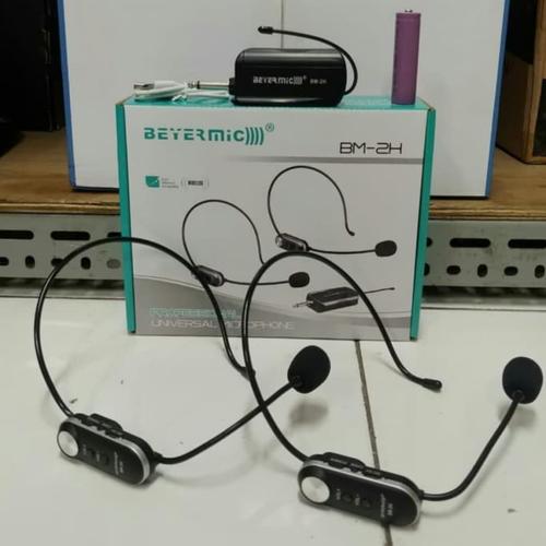 Jual Mic Wireless Beyermic BM2H BM-2H BM 2 H Headset Dual Original ...