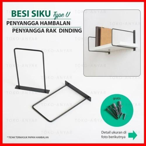 Jual Besi Ambalan Rak Dinding / Siku Besi Ambalan /Besi Ambalan Kayu ...
