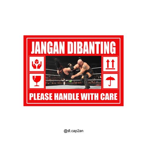 Jual Sticker Jangan Dibanting Please handle with care - Kota Depok ...