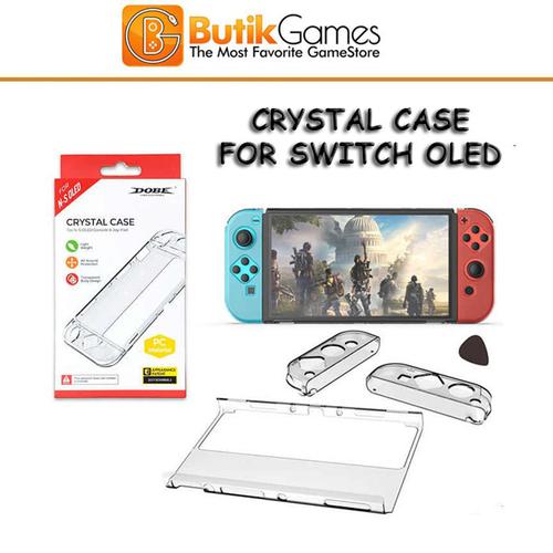 Jual Crystal Case Clear Nintendo Switch OLED Dobe TNS 1133B - Jakarta ...