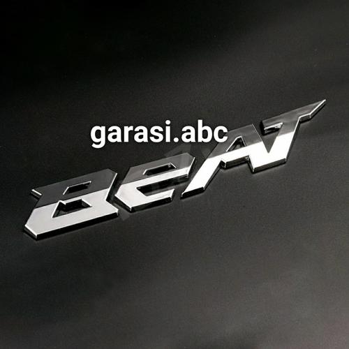 Jual Stiker Emblem Badge Body Honda Beat Timbul 3D Sticker Tulisan Logo ...