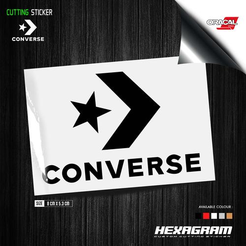 Jual Cutting Sticker Converse Logo | Stiker Cutting Logo Converse ...