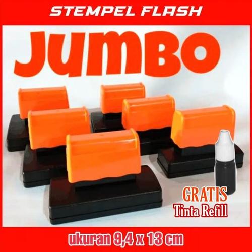 Jual Stempel Flash Custom Ukuran Jumbo Stampel Besar Kardus Packing ...