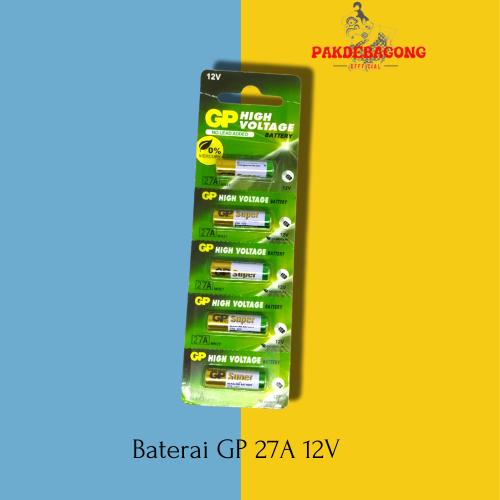Jual Baterai Remot Mobil GP 27A 12V GP Ultra Super Alkaline GP 27A GP27 ...
