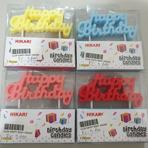 Jual LILIN HAPPY BIRTHDAY HIKARI - Kuning - Kota Tangerang - Bakingyuks ...