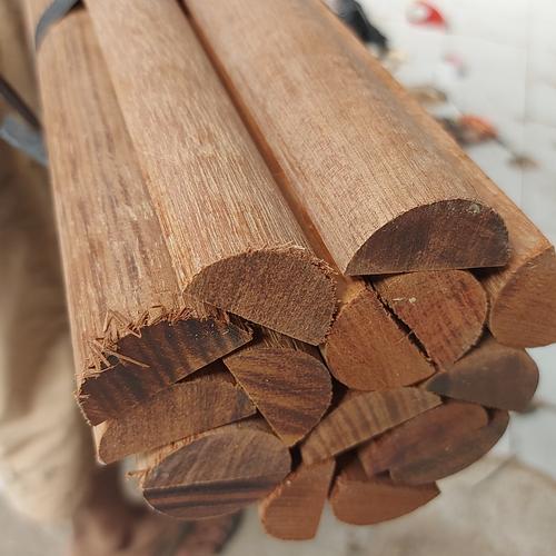 Jual kayu profil/kayu profil bulat/kayu setengah lingkaran/kayu profile ...