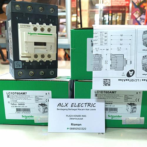 Jual KONTAKTOR SCHNEIDER LC1DT60AM7 LC1DT60 LC1DT60A 220V ORIGINAL ...