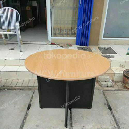 Jual MEJA MEETING BULAT/MEETING TABLE/MEJA BUNDAR/BREEFING TABLE/MEJA ...
