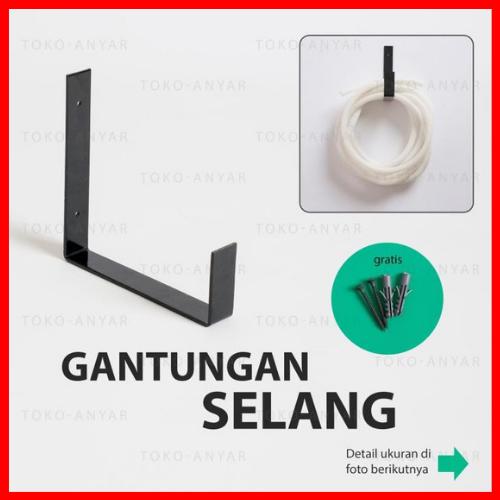Jual Gantungan Selang Air Gulungan Besi / Gantungan Selang Air/ Selang ...