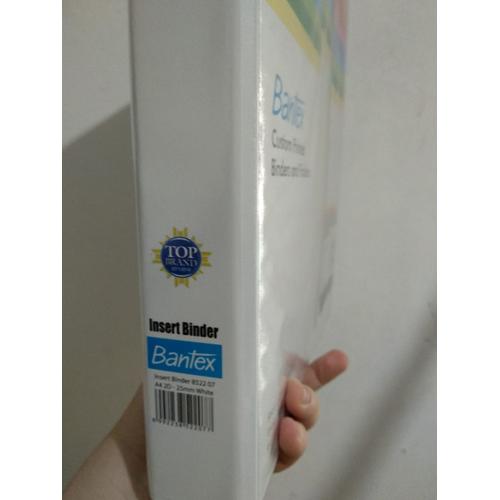 Jual Binder Card A4 Size 25mm Bantex Binder Album Kartu 2 Ring ...