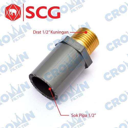 Jual [SCG] Sok Drat Luar / SDL Kuningan 1/2" - Jakarta Barat ...