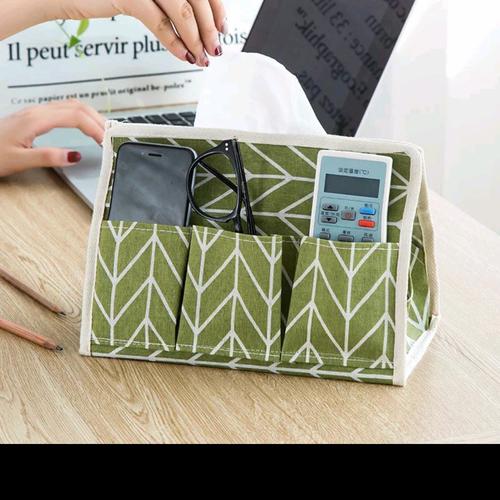 Jual TEMPAT TISU BAHAN KAIN TEMPAT TISSUE DISPENSER 6 SEKAT KANTONG ...