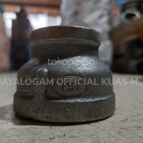 Jual TSP sambungan reduser besi 2x11/4" verloop sok besi drat galvanis ...