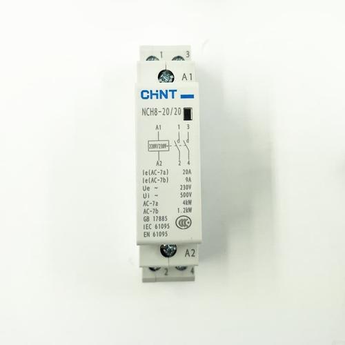 Jual Contactor Modular Din Rail Chint NCH8-20/22 20A 2P 2NO+2NC ...