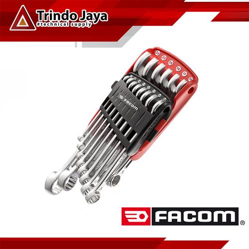 Jual FACOM 440.JP14 - METRIC OFFSET COMBINATION WRENCH SETS IN PORTABLE ...