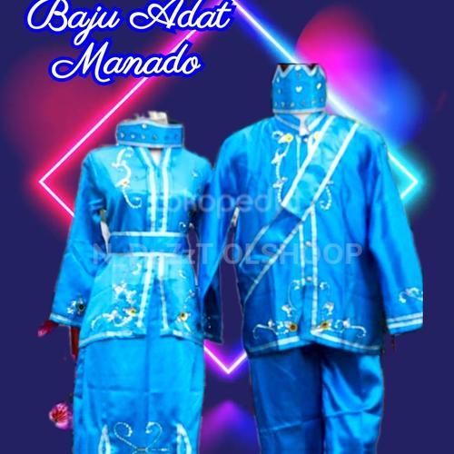 Promo Baju Adat Manado Dewasa ( Berlaku 1 Stel Pria/Wanita ) - Putih ...