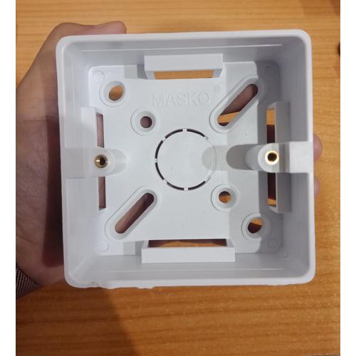 Jual MASKO Inbowdus IB/ OB/ Inbodus/ Inbow Dus/ Kotak Saklar Segi Putih ...