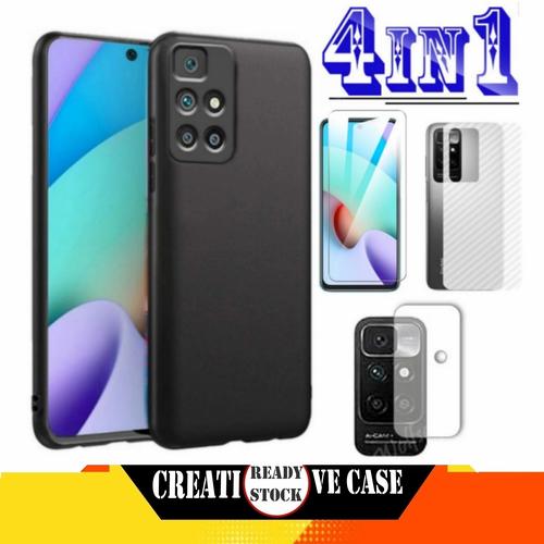 Jual PAKET 4 INC 1 Case Xiaomi Redmi 10 2021 Ultra Slim Premium ...