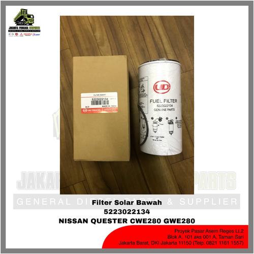 Jual FUEL FILTER SOLAR BAWAH 5223022134 NISSAN QUESTER CWE280 GWE280 ...