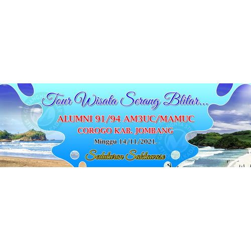 Jual banner tour travel 3x1 meter - Kota Tangerang Selatan - STIKER ...