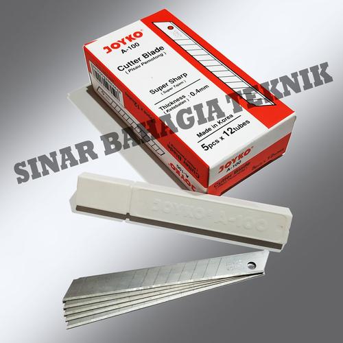 Jual ISI CUTTER KECIL JOYKO A100 - ISI PISAU CUTER A 100 - TAJAM DAN ...