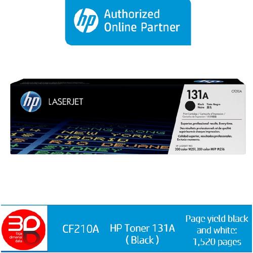 Promo HP Toner 131A Original LaserJet Toner Cartridge - Black Cicil 0% ...