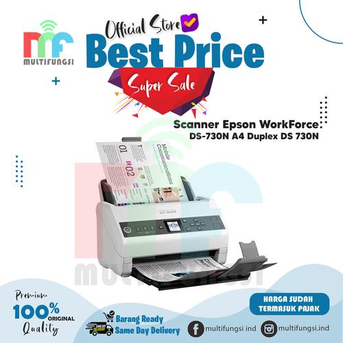 Promo Scanner Epson WorkForce DS-730N A4 Duplex DS 730N Garansi Resmi ...
