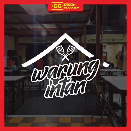 Jual sticker Stiker Cutting Custom Dinding Kaca Logo Sendiri Cafe ...