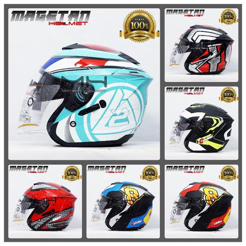 Jual HELM CENTRO G2 OPTIMAX MOTIF | HELM CENTRO DOUBLE VISOR G2 OPTIMAX ...
