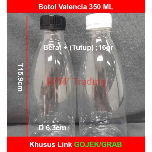 Jual Botol Valencia 350 ml / 350ml PET / Juice / Kale / almond ...