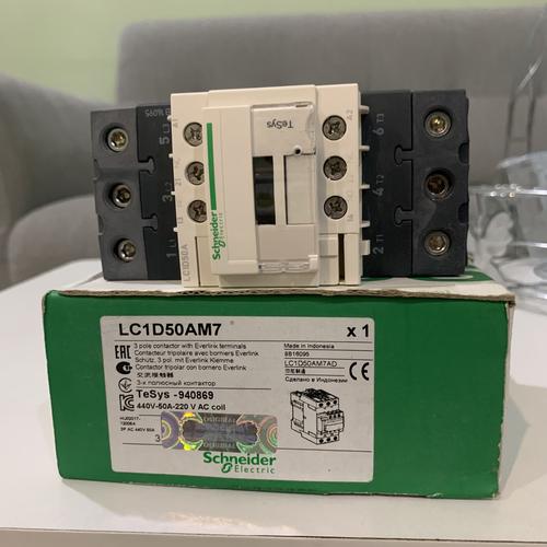 Jual kontaktor / contactor LC1D50M7 220V schneider original - Jakarta ...
