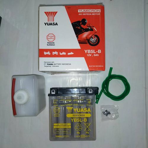Jual Accu Basah Yuasa YB5L-B Aki motor Suprax , Mio Sporty , Vega 12V-5Ah - Kota Semarang ...