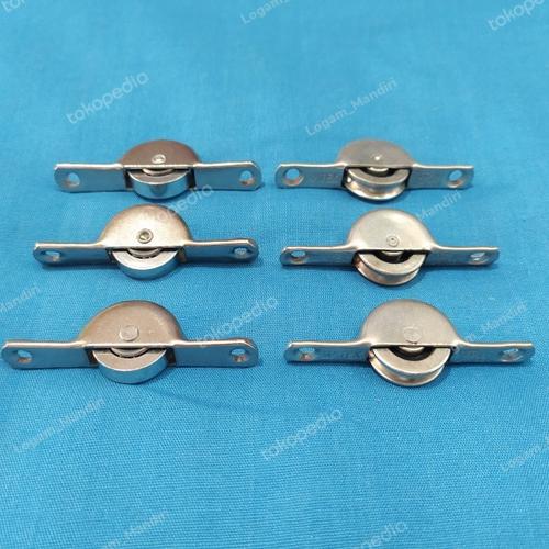 Jual Roda Ulih Roller 3/4" Coak Rata / Roda Lahet Sliding Pintu Jendela ...