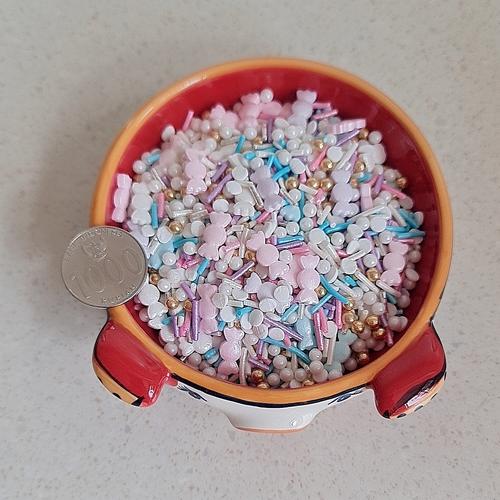 Jual Sprinkle bentuk permen hiasan kue, sprinkle warna, hiasan cupcake ...