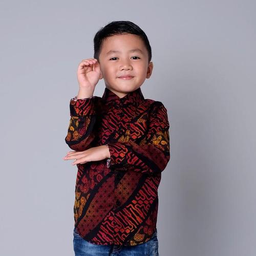 Jual KEMEJA BATIK ANAK LAKI COWOK 1-10 TAHUN BATIK LENGAN PANJANG ...