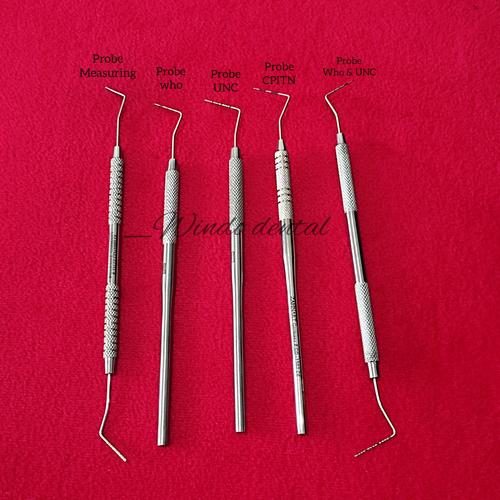 Jual DENTAL PERIODONTAL PROBES WHO CPITN WILIAM MEASURING PROBE - PROBE ...